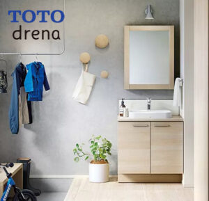 【洗面台】TOTO ドレーナ 750サイズ | 横浜市青葉区・都筑区・緑区に特化した上質リフォーム専門店クレインホーム